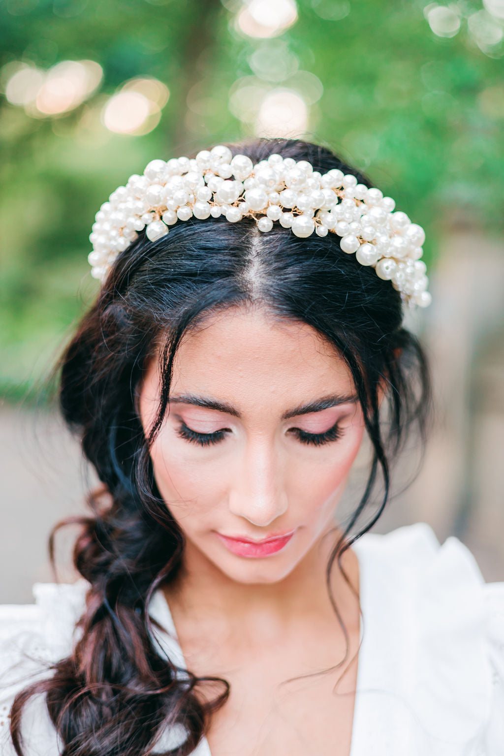 Penelope Pearl Head Crown